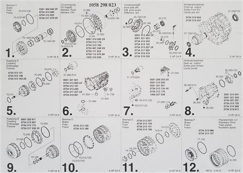 ZF5HP24 A Subkits 1058298023 OHK VW Audi 4x4