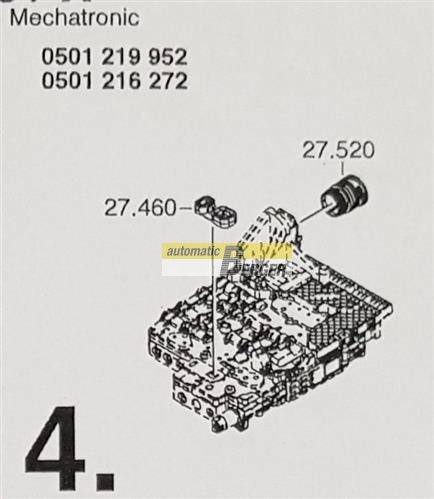 ZF6HP26 X ZF6HP28 X Automatic Transmission Subkit Number 4 from ...