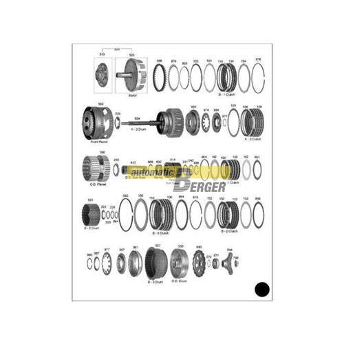 Mercedes 722.6 Automatic Transmission Exploded view spare part catalog PDF